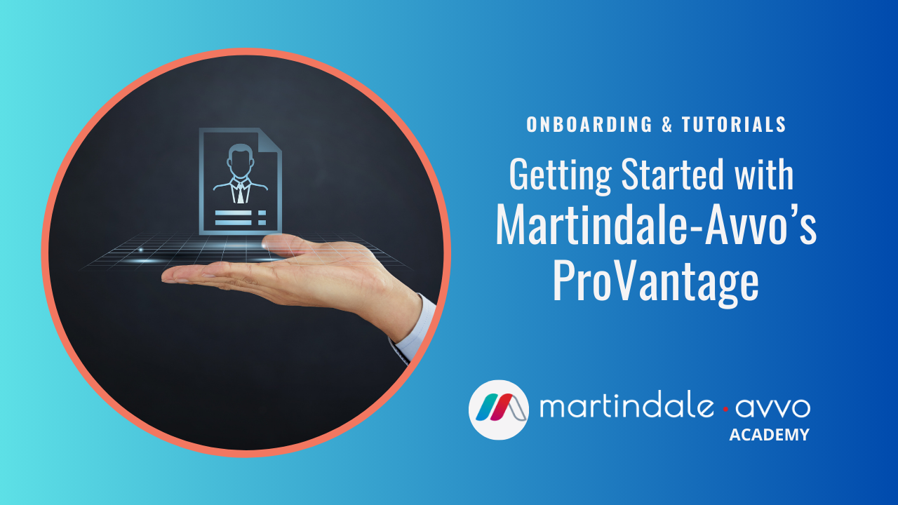 Getting Started with ProVantage | Martindale-Avvo