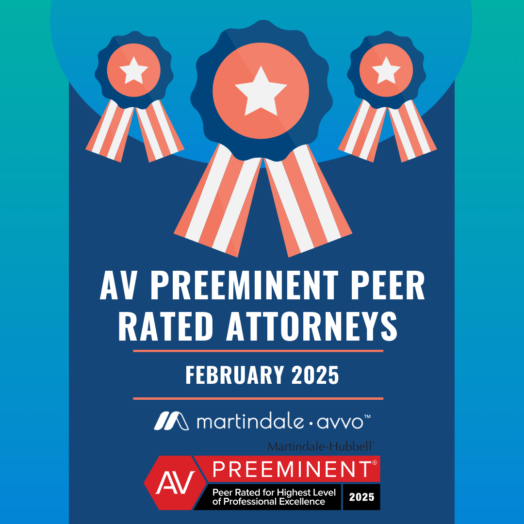New AV Preeminent Peer Rated Attorneys | February 2025 - Martindale-Avvo